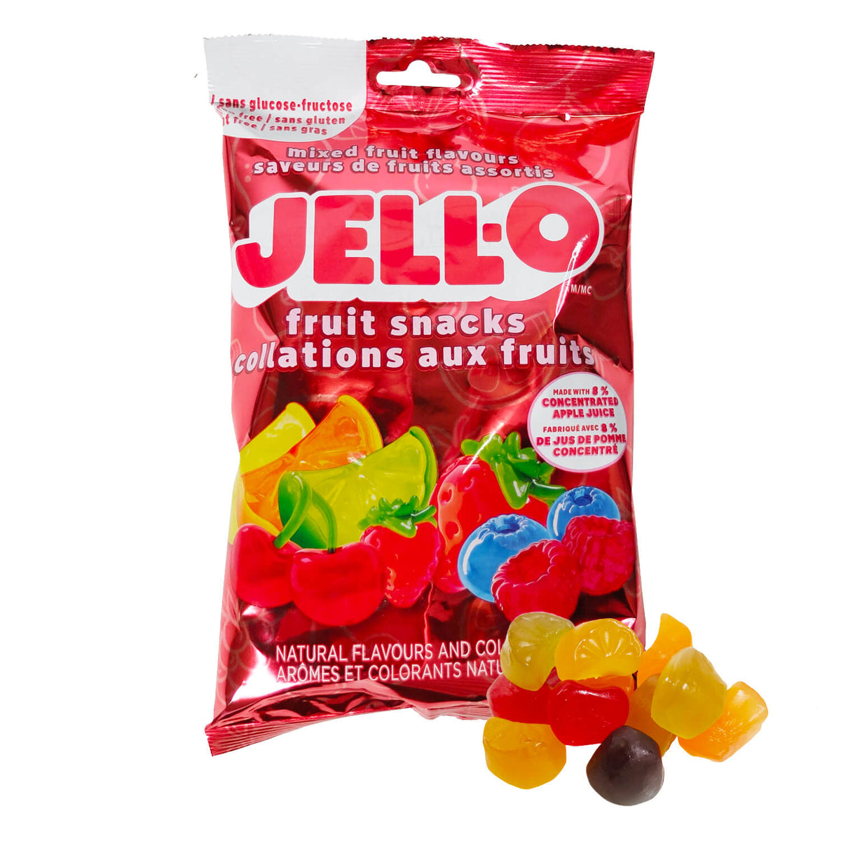Bonbons gélifiés aux fruits «Jell-O» - 12 x 120 g – Ludik Candy