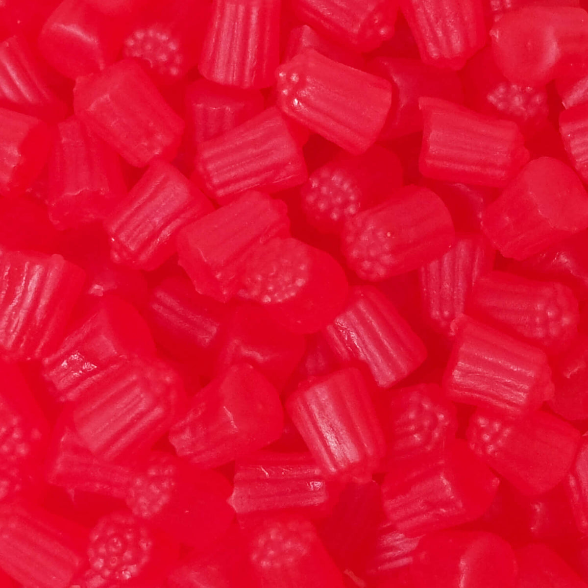 Mini red raspberries – Ludik Candy