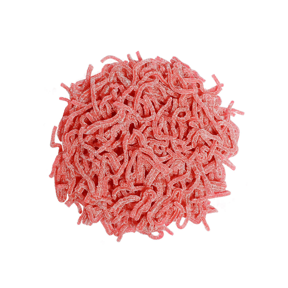 Extra sour strawberry strings – Ludik Candy