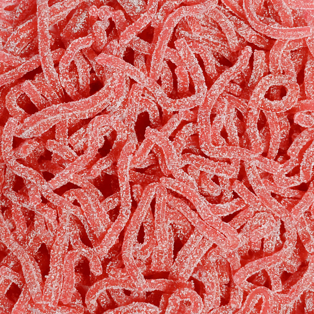 Extra sour strawberry strings – Ludik Candy