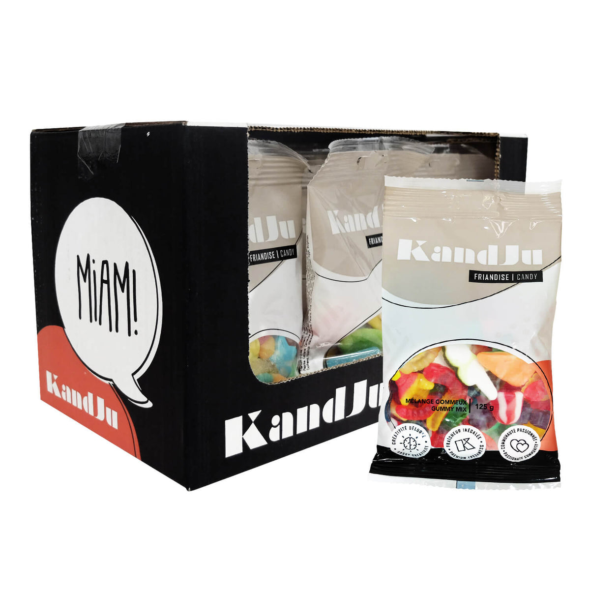 125 g gummy mix bags with display – Ludik Candy