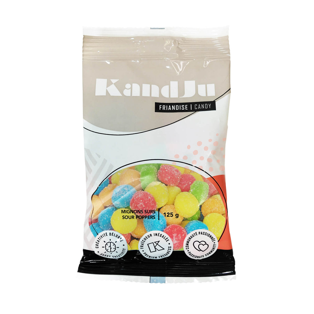 Sour poppers bag - 125 g – Ludik Candy