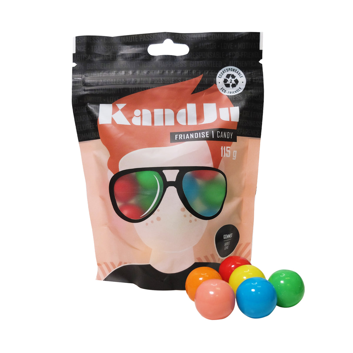 Bubble gums pouch bag - 115 g – Ludik Candy