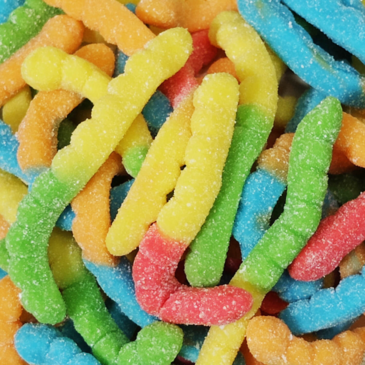 Neon sour Worms – Ludik Candy