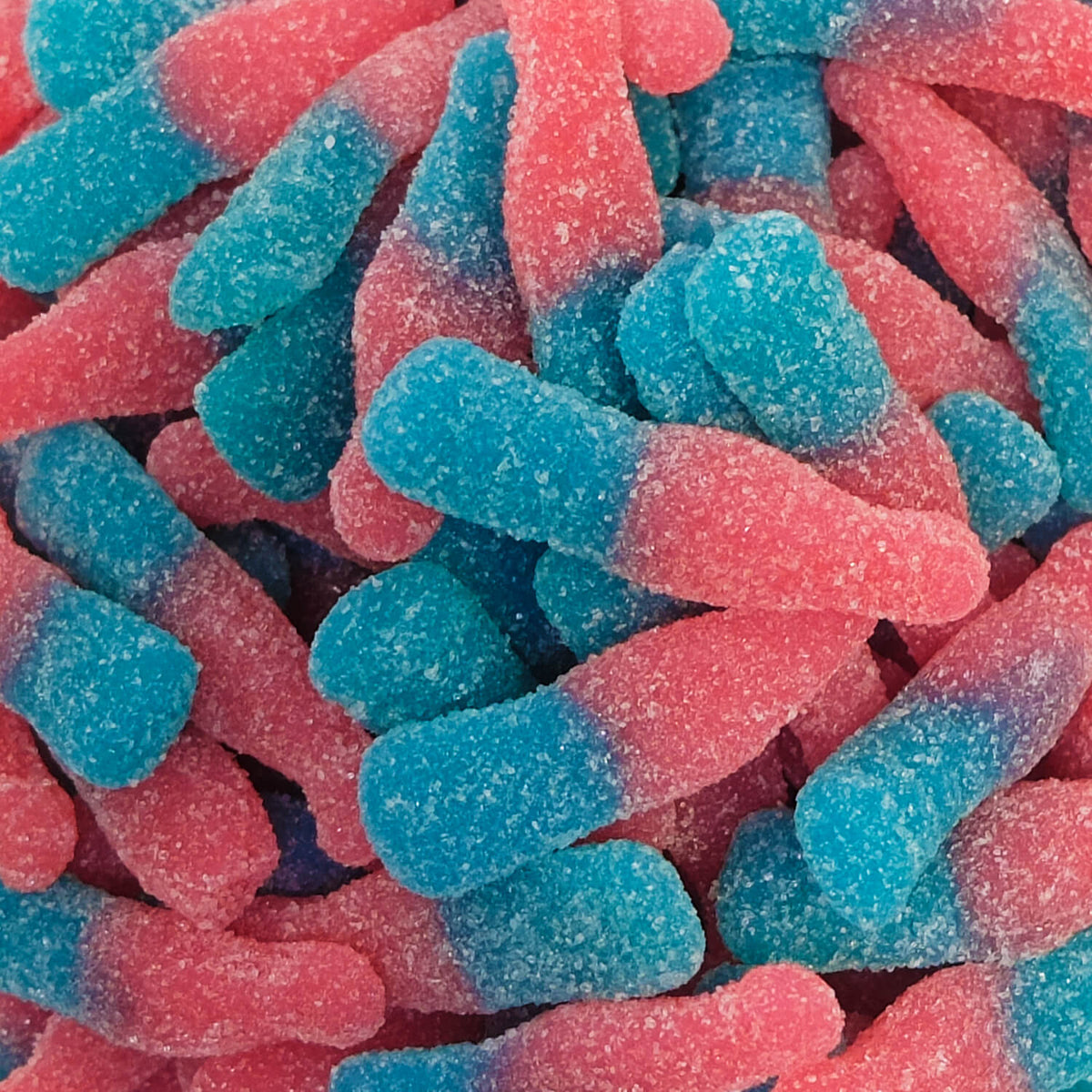 Sour bubble gum bottles – Ludik Candy