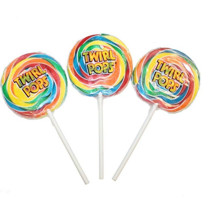 Medium rainbow Twirl pop 85 g – Ludik Candy