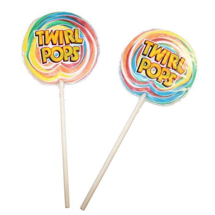 Big rainbow Twirl pop 142g – Ludik Candy