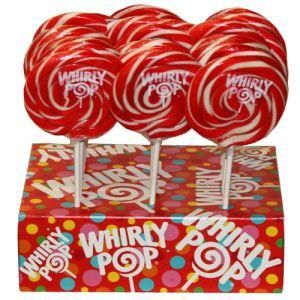 Suçon whirly 1.5oz rouge et blanc – Ludik Candy
